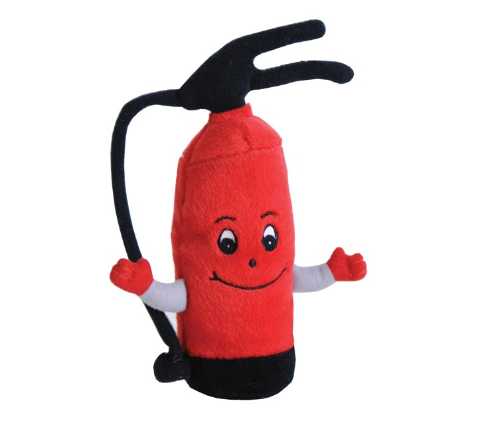 7" Fire Extinguisher Stuffed Animal