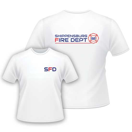 Adult FD T-Shirt - 2-Color Imprint Design 3