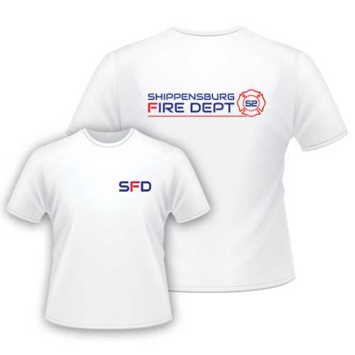 Adult FD T-Shirt - 2-Color Imprint Design 3