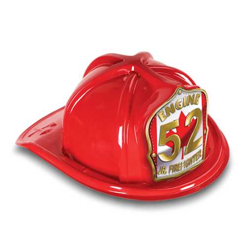 Fire Hat - Custom Jr FF Canada Engine Number Shield