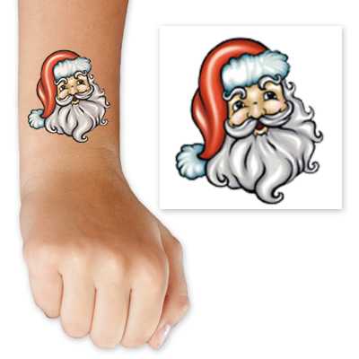 Santa Face Tattoo